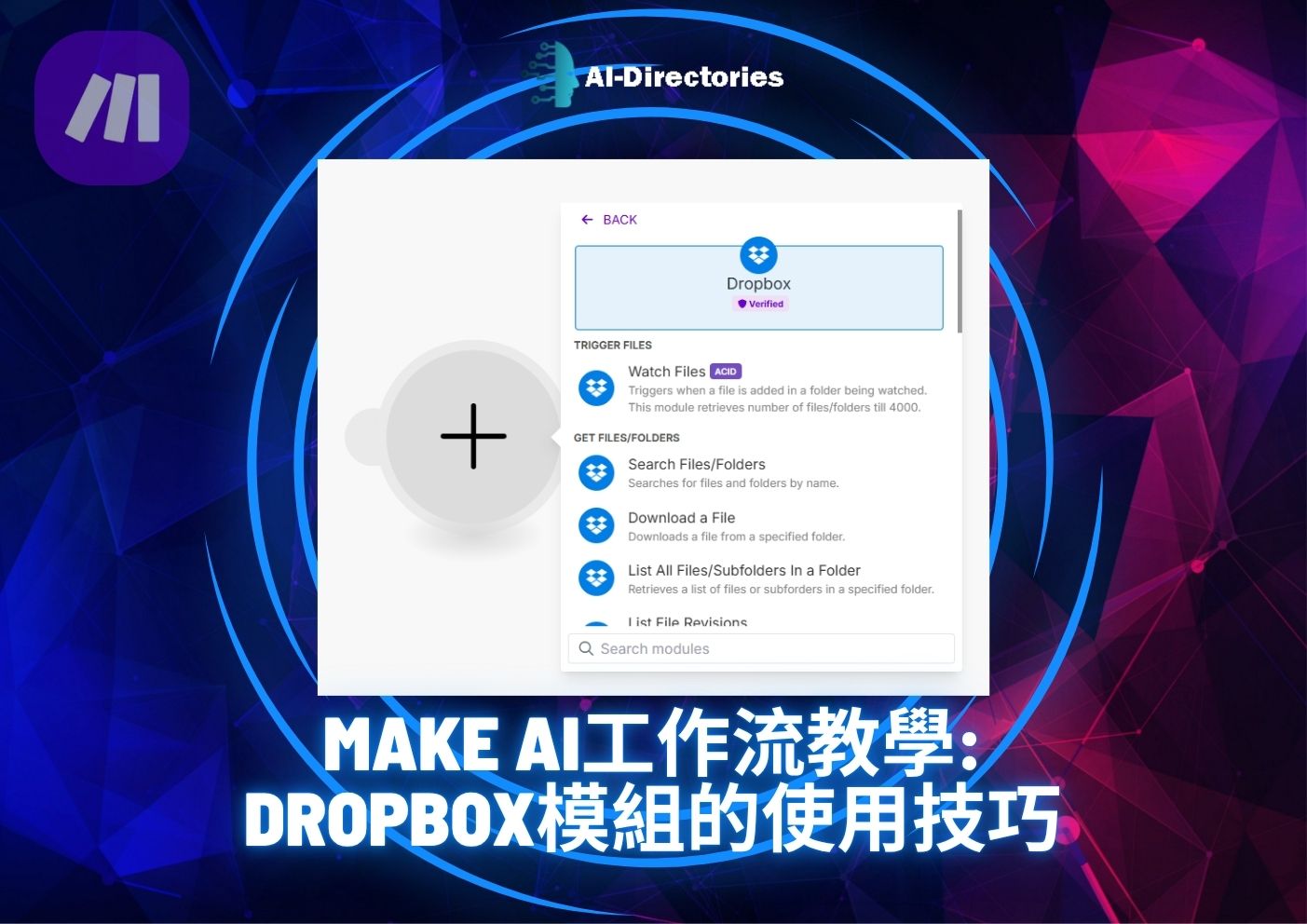 Make AI工作流教學：Dropbox模組的使用技巧 | 香港AI學院 | AI課程